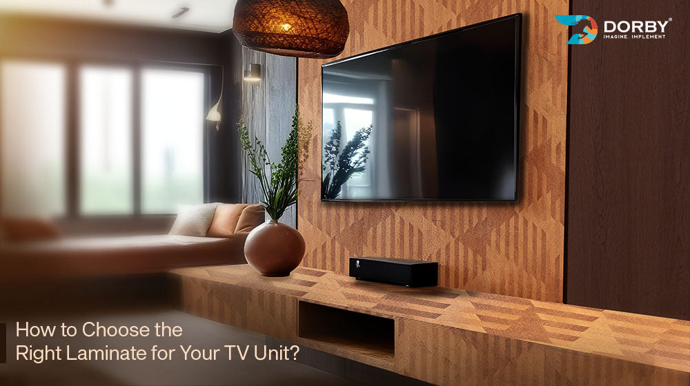 The Ultimate Guide to Choosing Laminates for TV Unit Designs