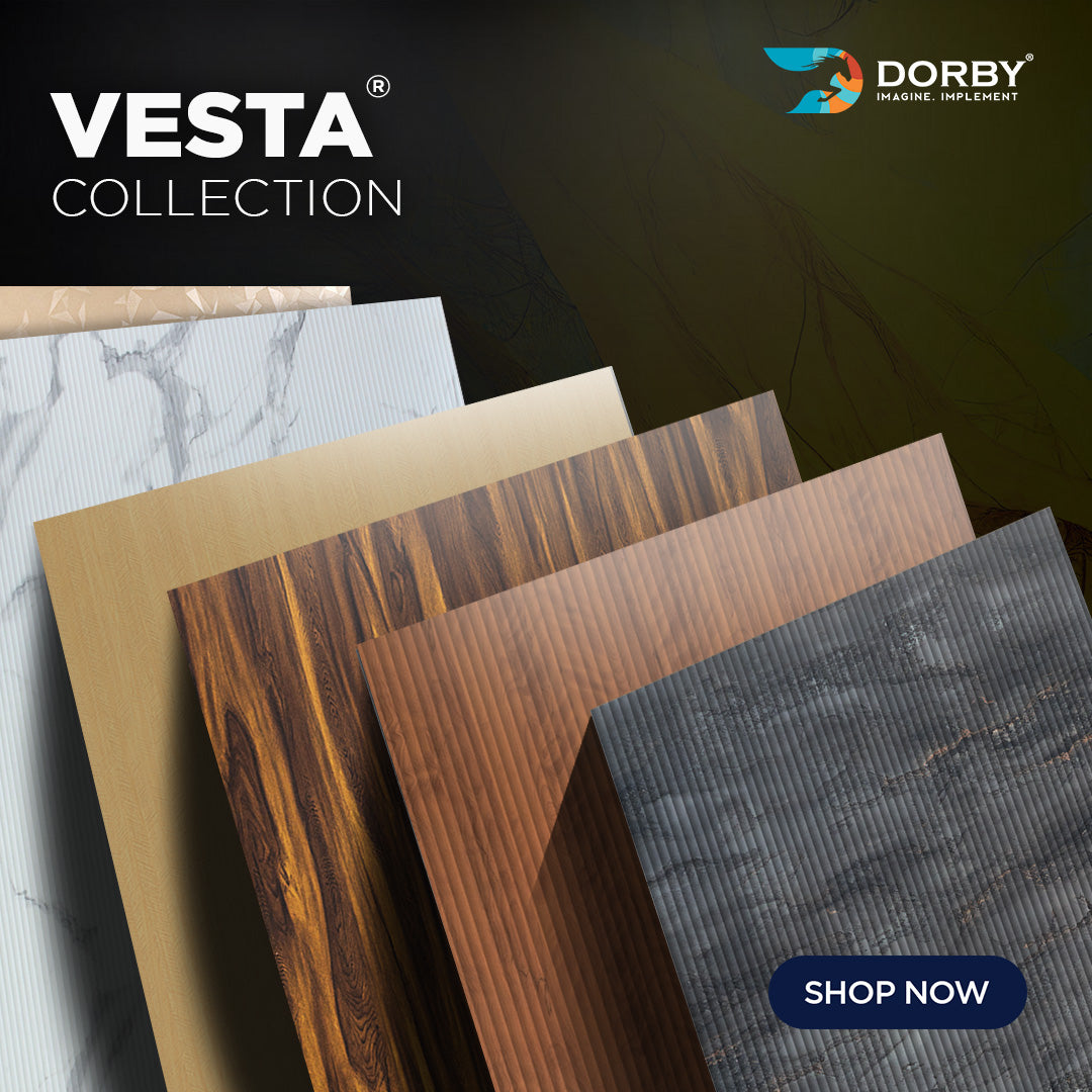 Vesta by Dorby: Decorative Laminates Collection for Every Space