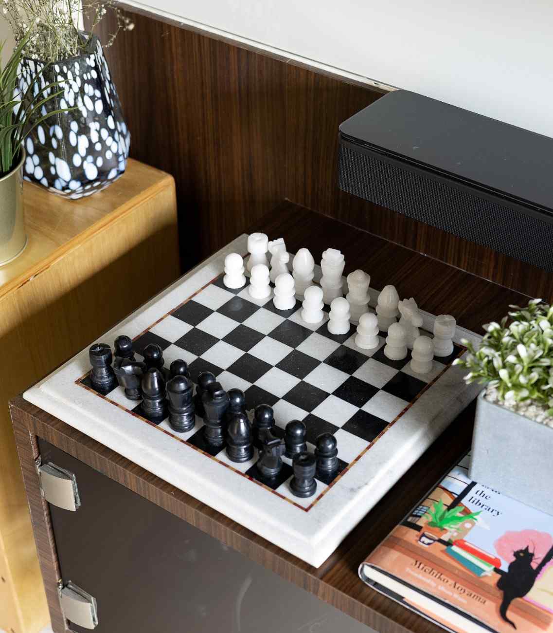 Buy Premium Handcrafted Marble Chess Board Set Online