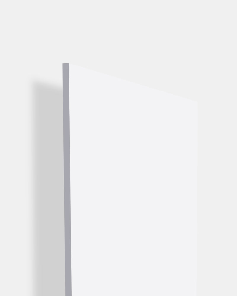 Buy White colour laminate with suede finish (SF 185)