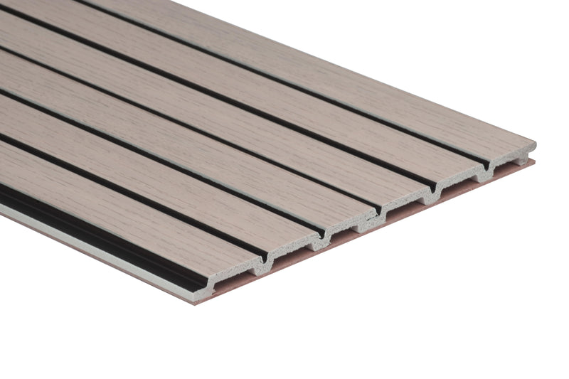 Buy DELV 165 Beige Wooden Louvers Wall Panel by Dorby