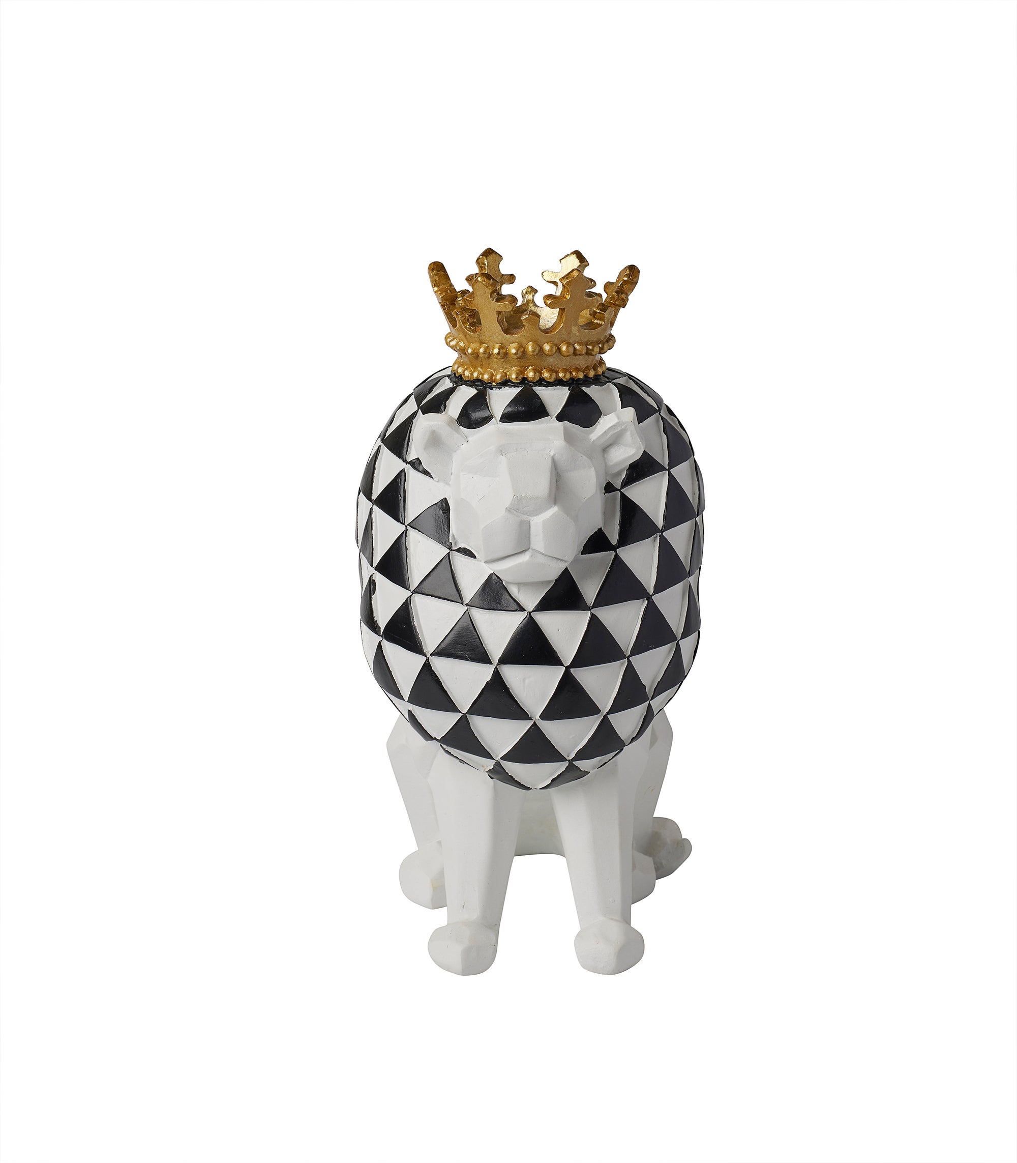 Buy Checkered Lion Sculpture artifact