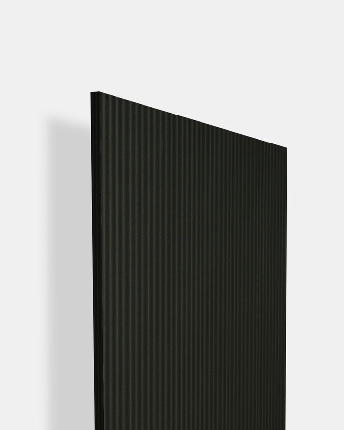 Shop Dark Grey Colour Solid Laminate Sheet with Fluted Finish