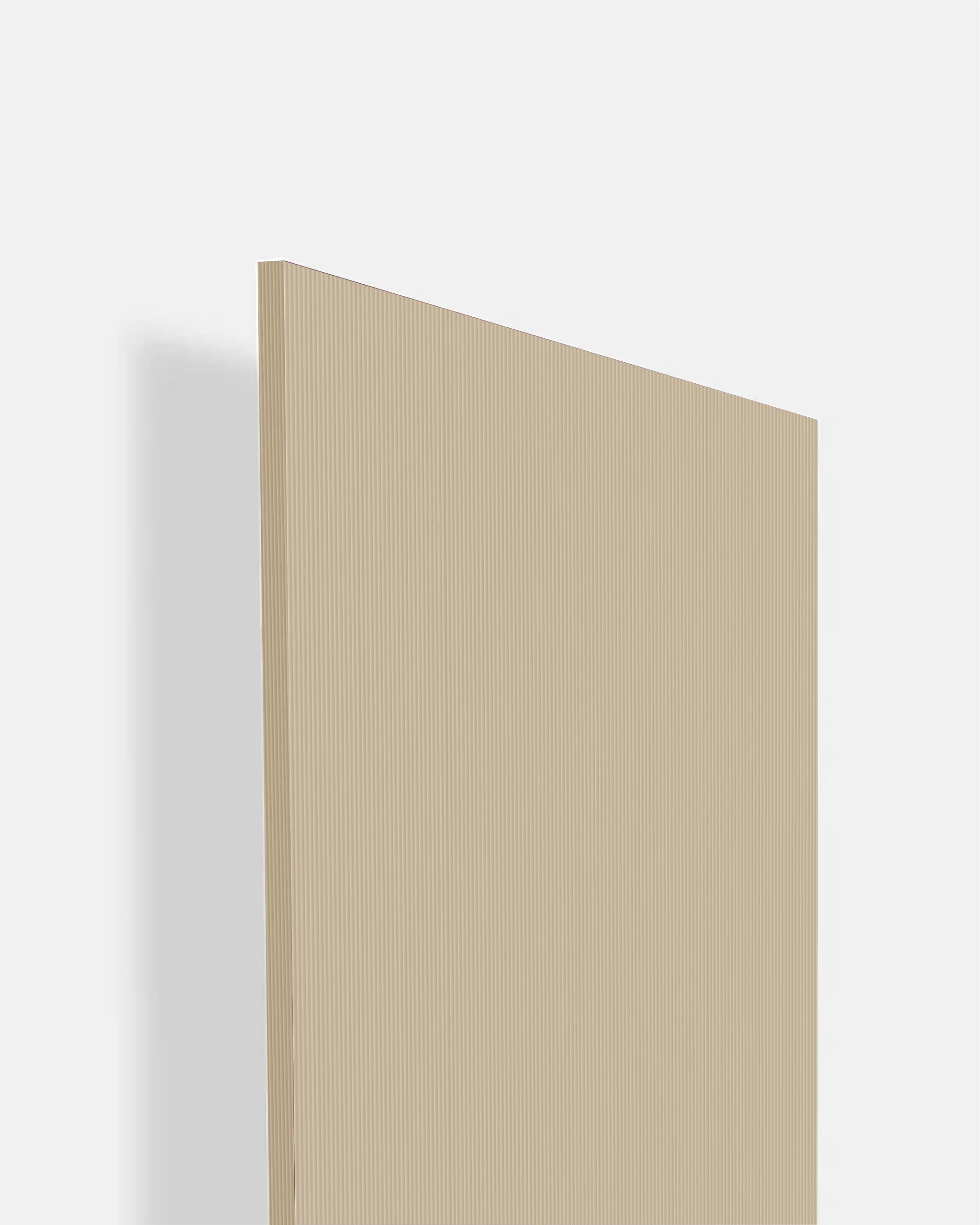 Neutral Beige BF 9187 - Timeless Bamboo Fluted Laminate
