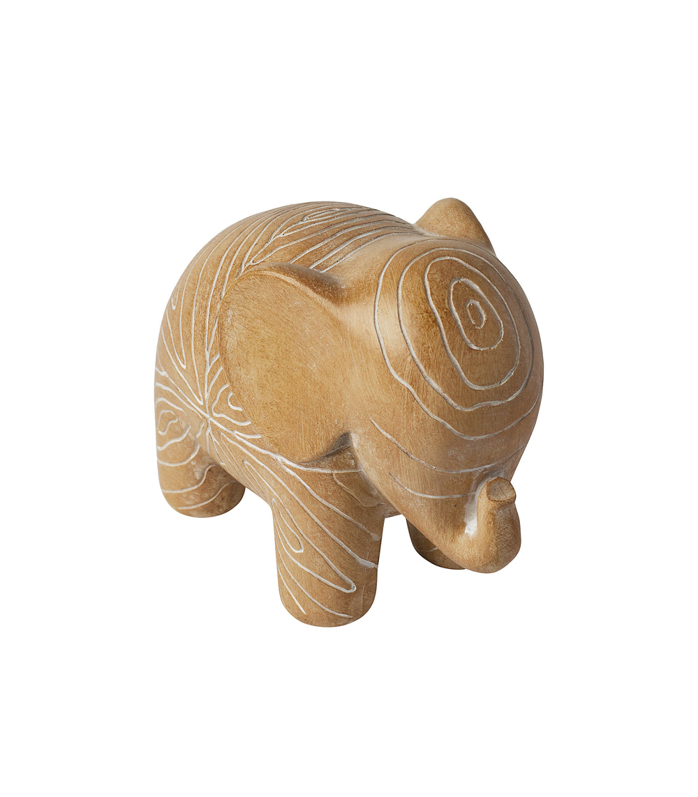 Buy Sand Carved Elephant (Small) shape artifact