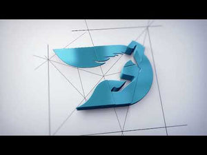 Buy Blue & Orange Colour Fluted Finish Decorative Laminate